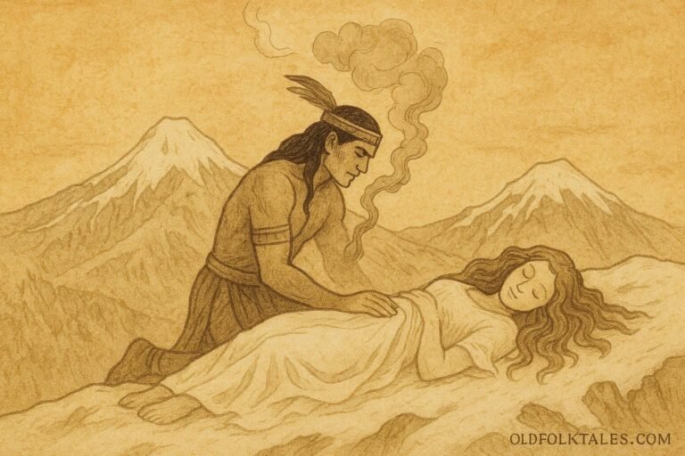 The Legend of Popocatépetl and Iztaccíhuatl: Aztec Folktale
