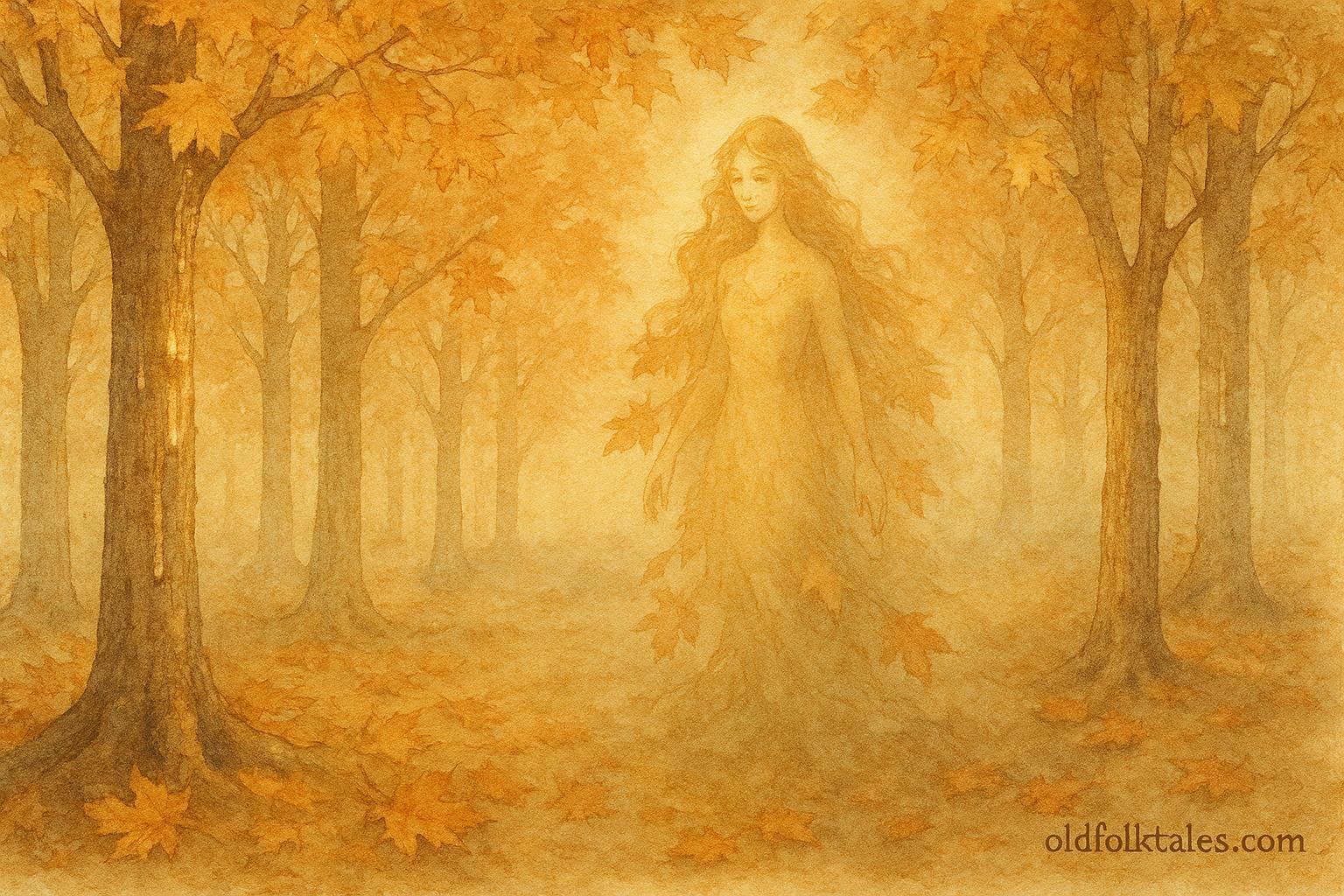 The Lady of the Maple Grove | FolktalesAmerica.com