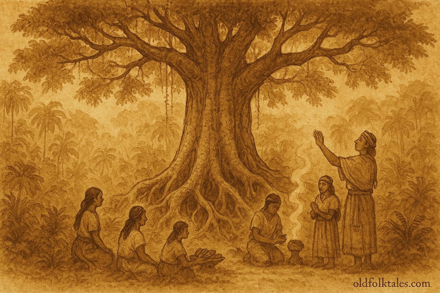 The Tale of the Ceiba Tree: Mayan Folktale from Mexico